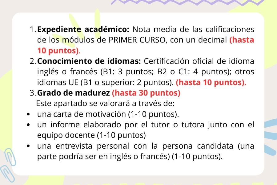 PROCEDIMIENTO DE SELECCIÓN :: ERASMUS+